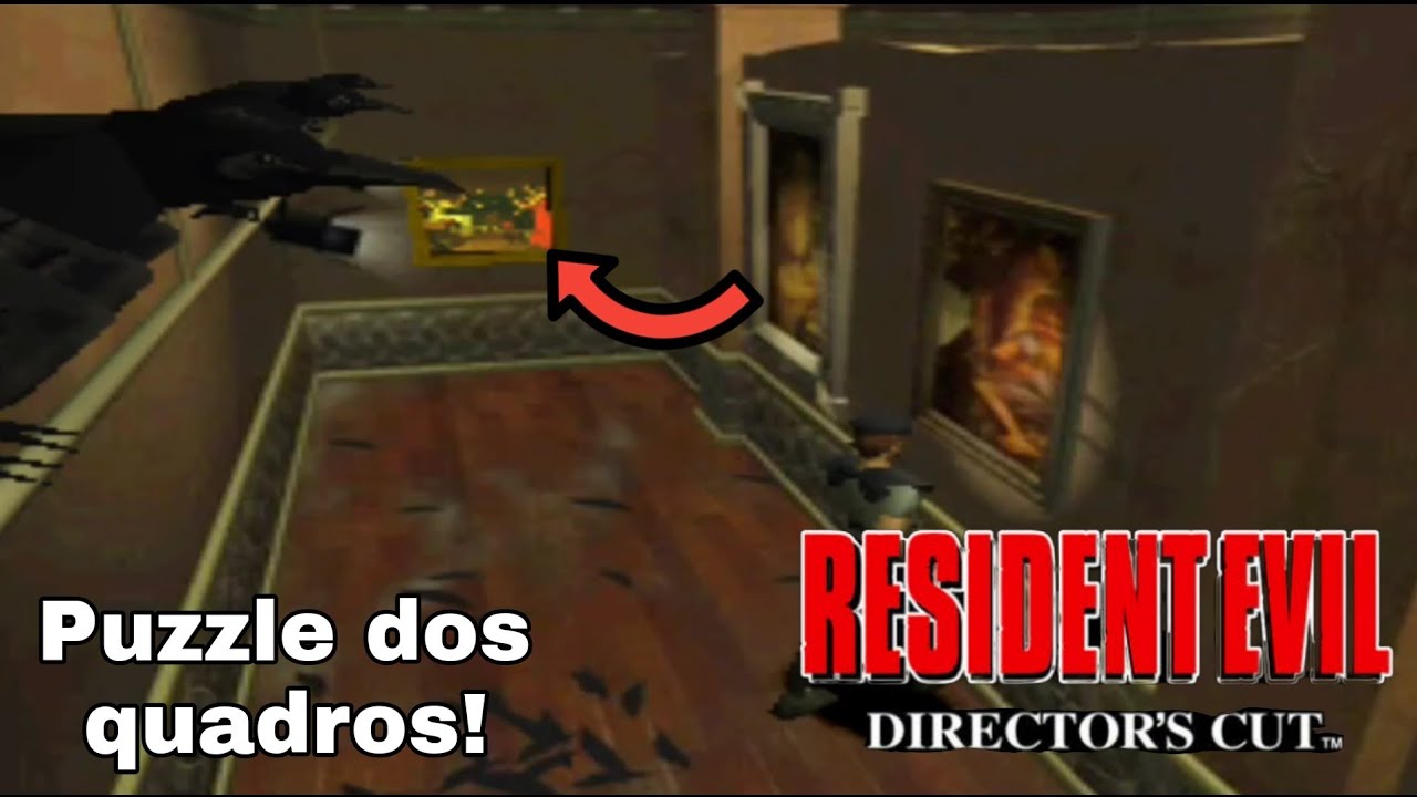 Como resolver o PUZZLE DOS QUADROS em Resident Evil 1 Clássico (PS1 ...