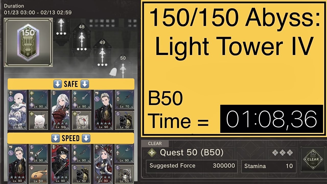 Radiant Cell IV: Quest 50 (Safe Clear & Speedrun) | NieR Reincarnation ...
