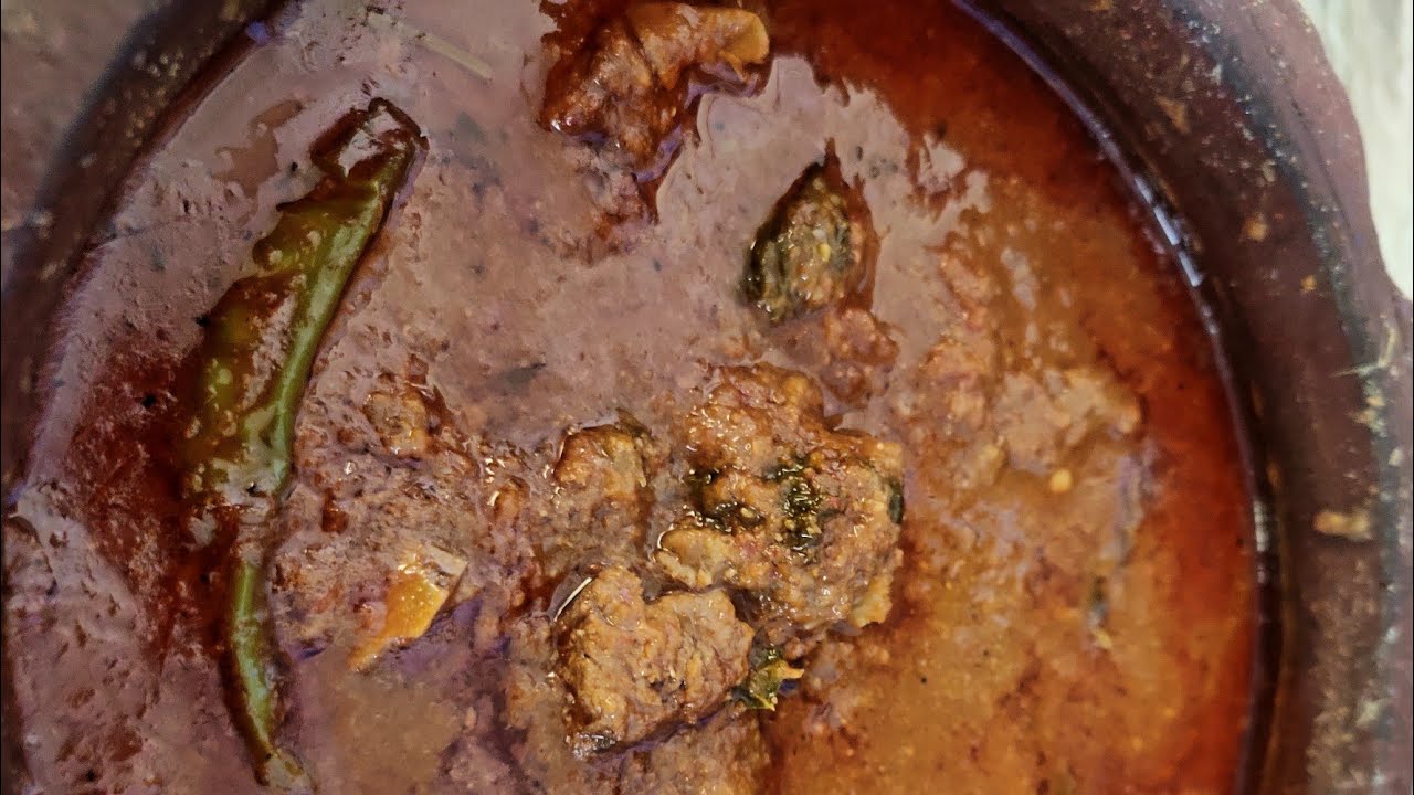 Mutton curry/clay pot mutton/village cooking/மண் பானை மட்டன் குழம்பு ...