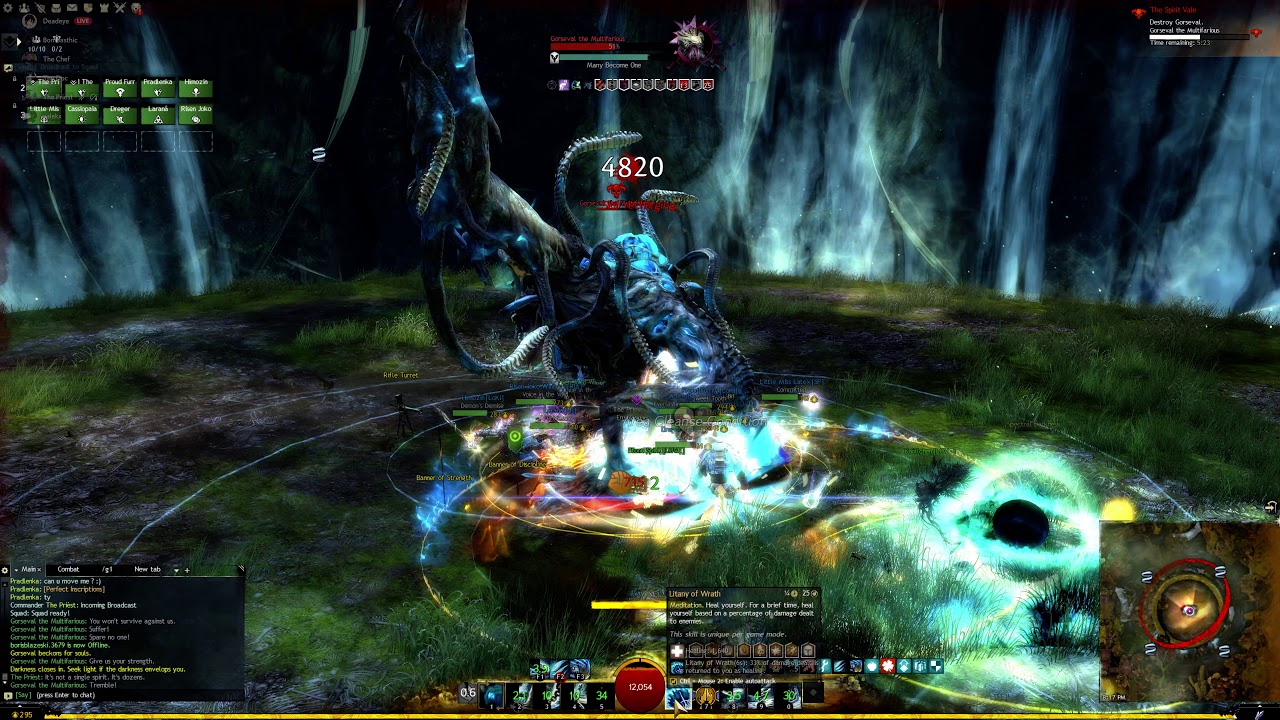 Guild Wars 2 Raid Bosses ( W1 Gorseval ) - YouTube