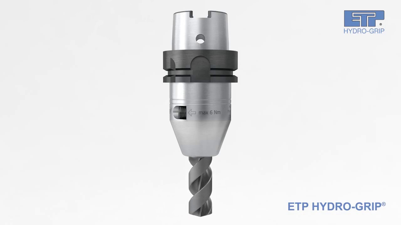 ETP HYDRO GRIP precision Toolholder - YouTube