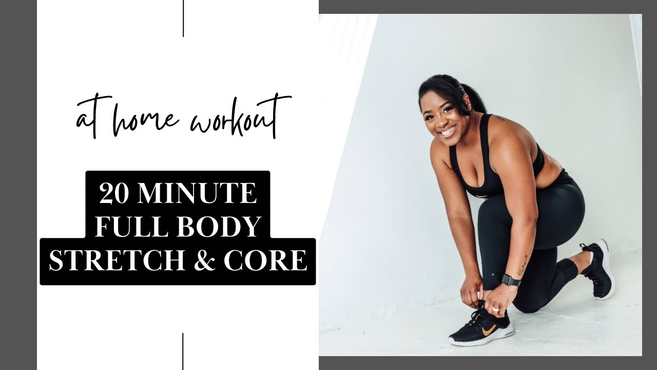 AT HOME WORKOUT: FULL BODY STRETCH + CORE WORK (ACTIVE REST DAY ROUTINE ...