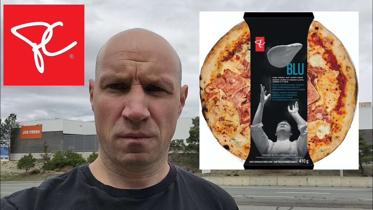 President's Choice New Black Label Blu Premium Pizza! - YouTube