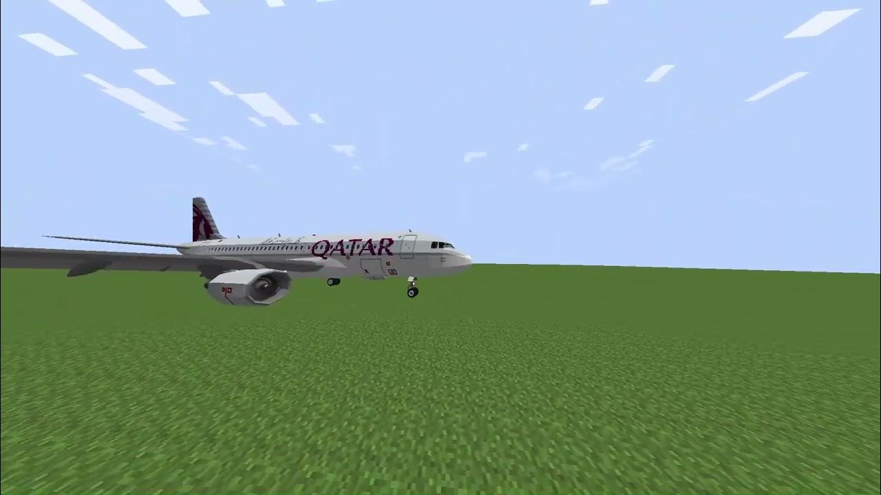 a320-200 Takeoff in Minecraft TahaFayyazGaming - YouTube
