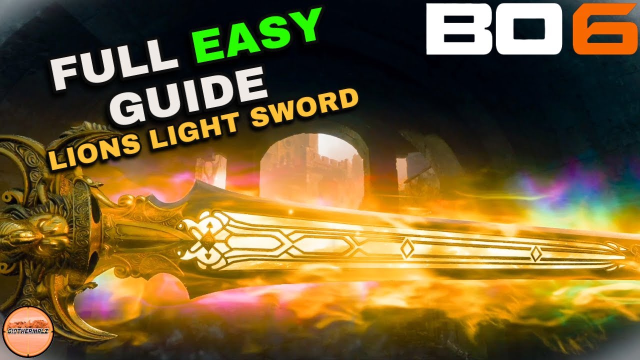 How To Get Lion Sword Full EASY Guide (Lions Light) - Black Ops 6 ...