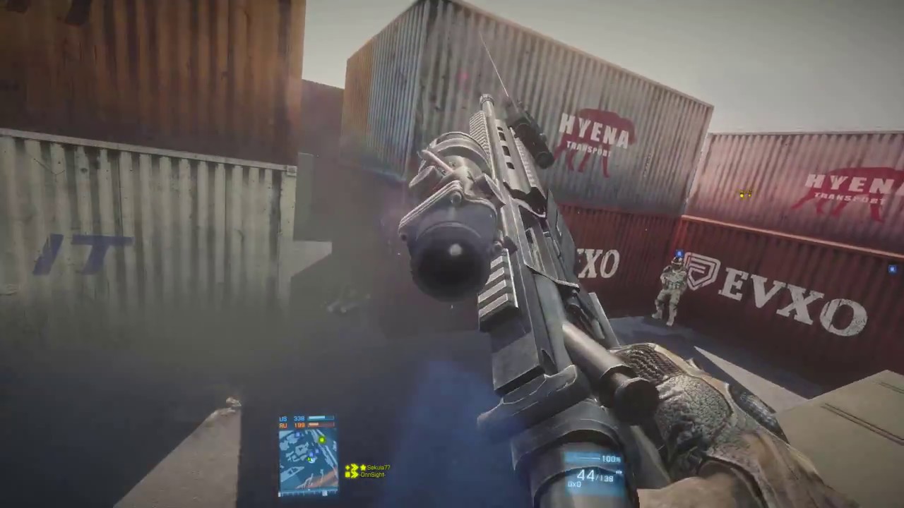Battlefield 3 Loadout USMC M27iar Acog+Foregrip+Lasersight 39-7 - YouTube