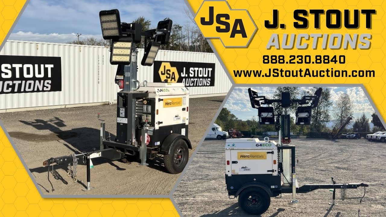 2020 Generac G4-ECO Towable Light Tower - YouTube