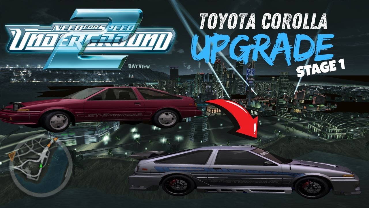 🏁 NFS Underground 2 - Stage 1 Upgrades on the Toyota Corolla! 🚗💨 - YouTube
