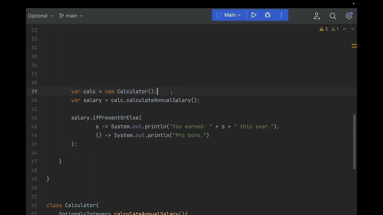 Java optional, When to return an Optional - YouTube