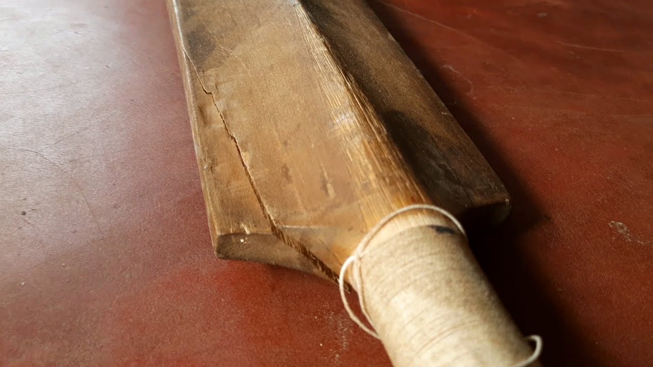 BAT REPAIR || Broken shoulder repaired || old SG BAT refurbished into ...