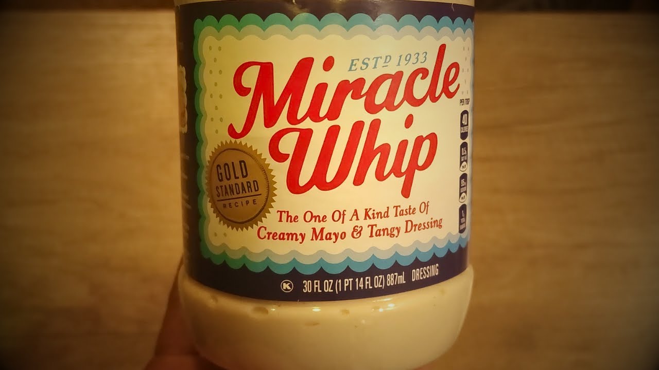 Kraft Gold Standard Recipe Miracle Whip - 2 Jars (30 oz ea) - Product ...
