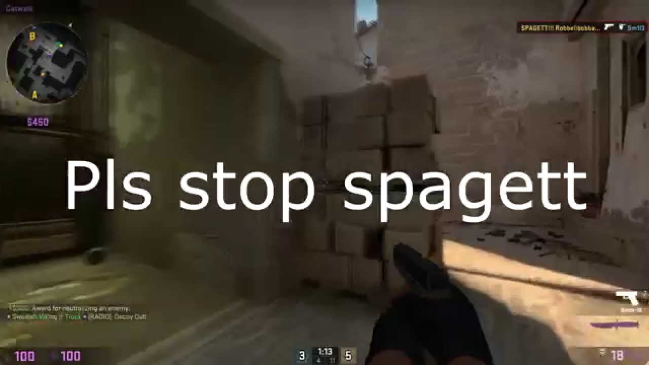 SPOOKED BY SPAGETT CS:GO - YouTube