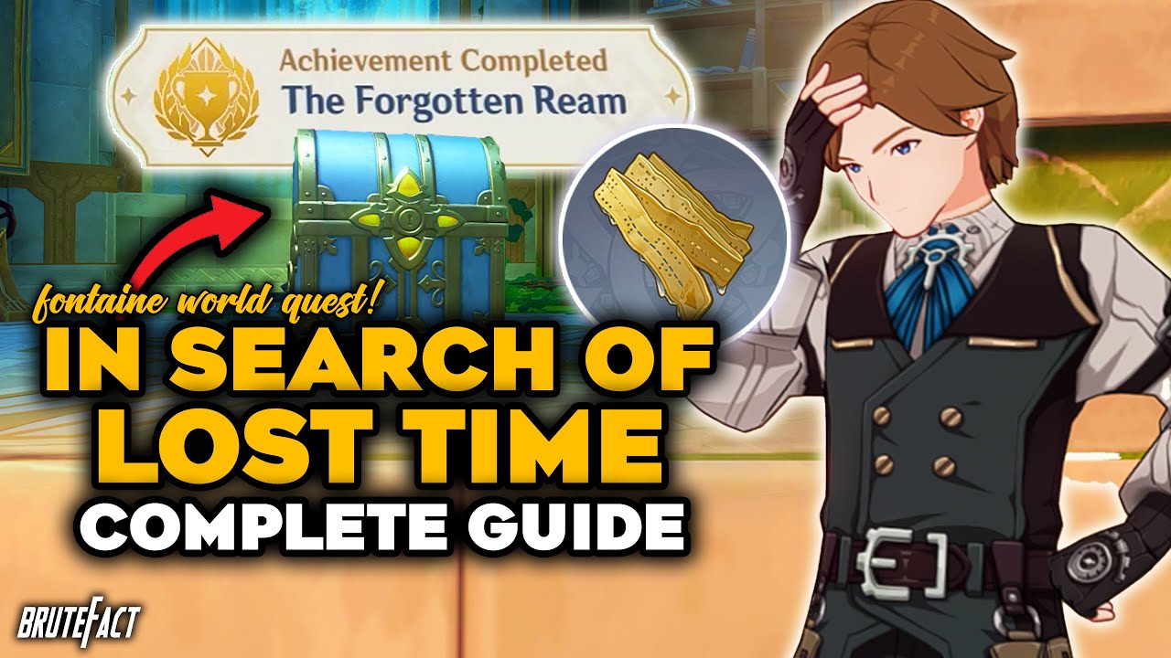 In Search of Lost Time | Fontaine World Quest | Genshin Impact 4.1 ...
