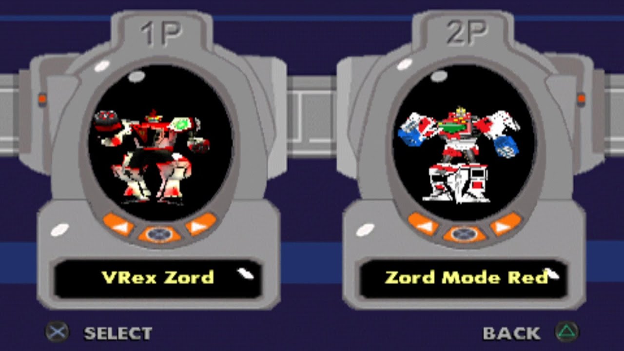Power Rangers: Time Force All Characters [PS1] - YouTube