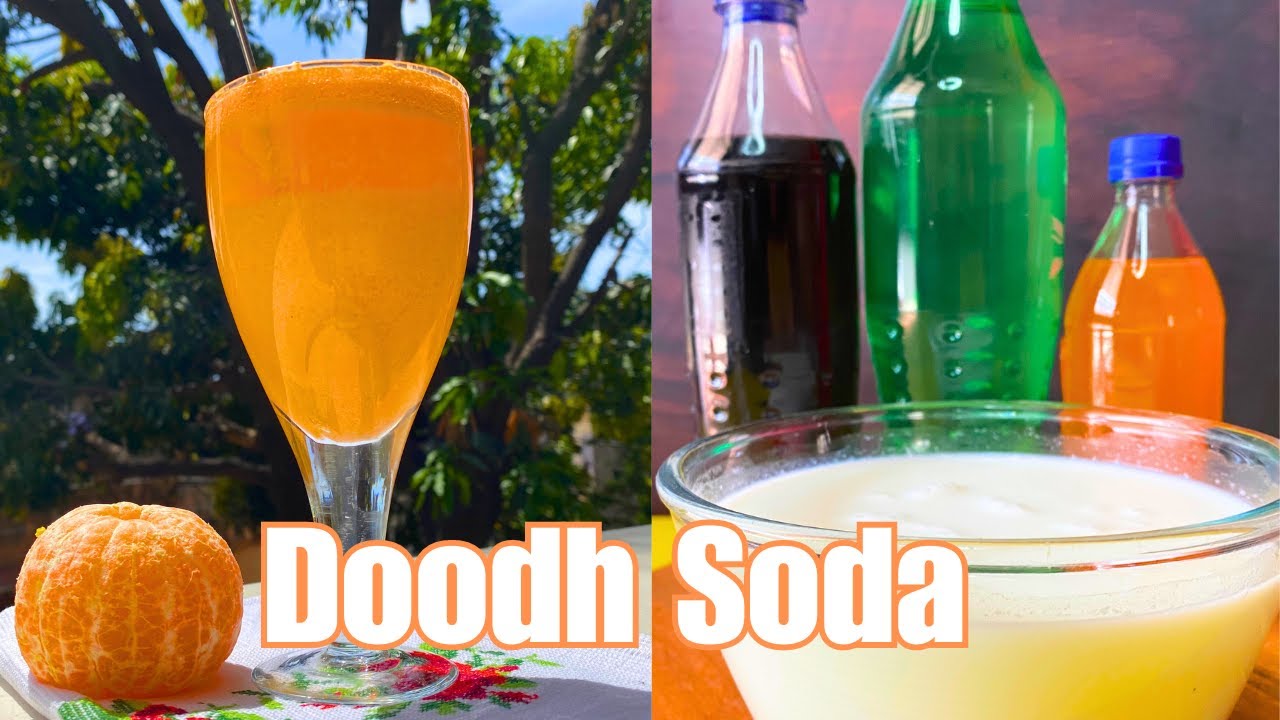 Doodh Soda Recipe | 2 Minute Quick Refreshing Fanta or Marinda Milk ...