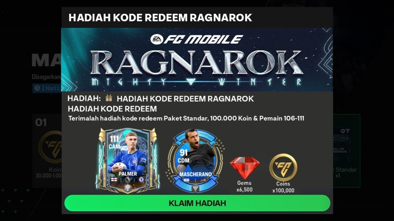 2 KODE REDEEM FC MOBILE TERBARU HARI INI CLAIM PEMAIN 111 GRATIS | CARA REDEEM FC MOBILE‼️ - YouTube
