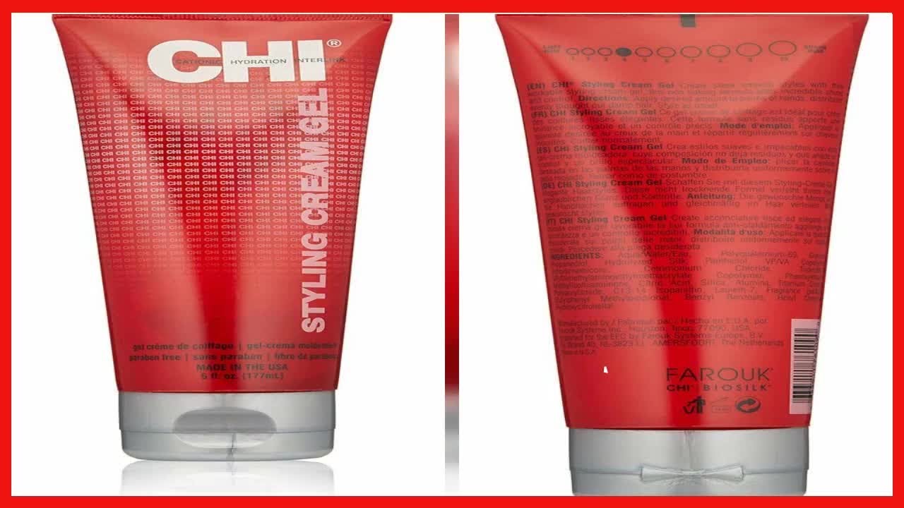 Great product - CHI Styling Cream Gel, 6 FL Oz - YouTube