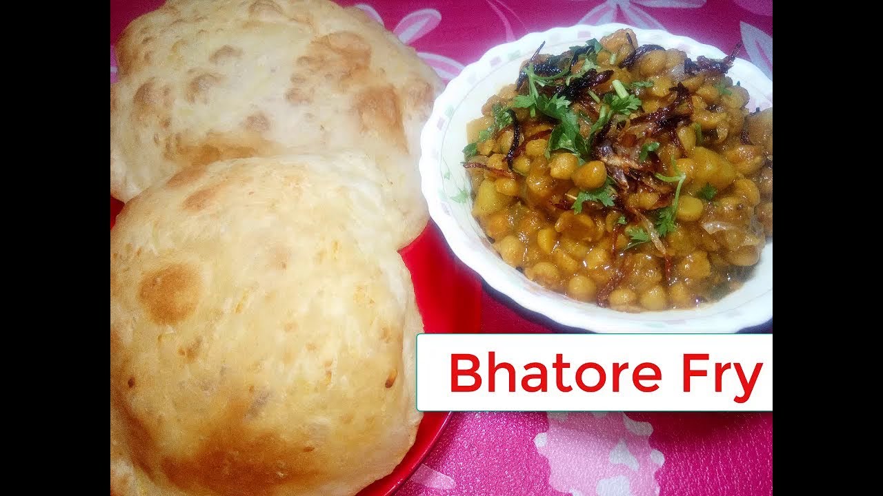 Bhature recipe Bangla - Chole bhature recipe in bangla - Quick bengali ...