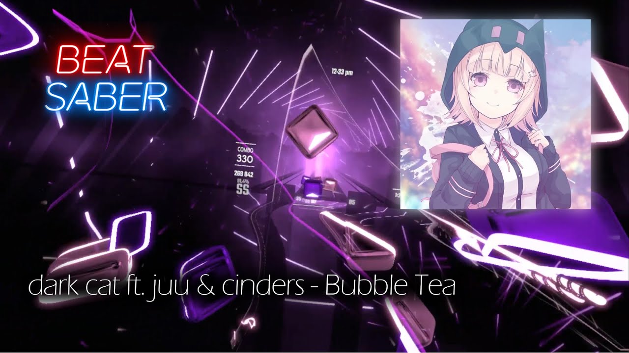 Beat Saber | dark cat ft. juu & cinders - Bubble Tea (Expert) - YouTube