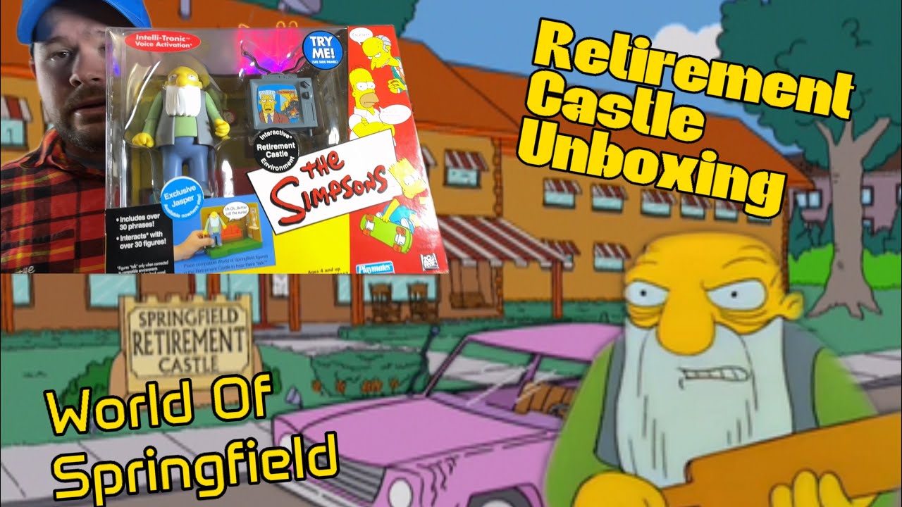 Vintage Simpsons World Of Springfield Retirement Castle Review ...