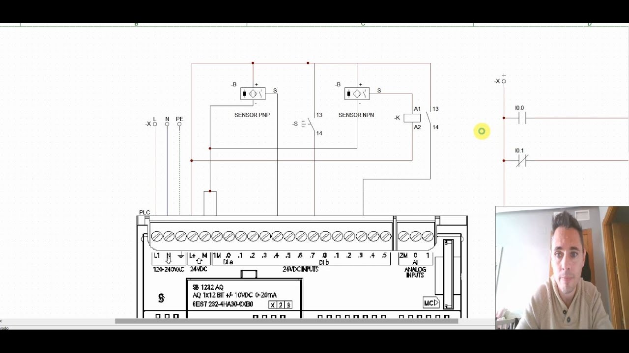 CONECTAR DETECTOR NPN Y PNP EN MISMA CPU S7-1200 - YouTube