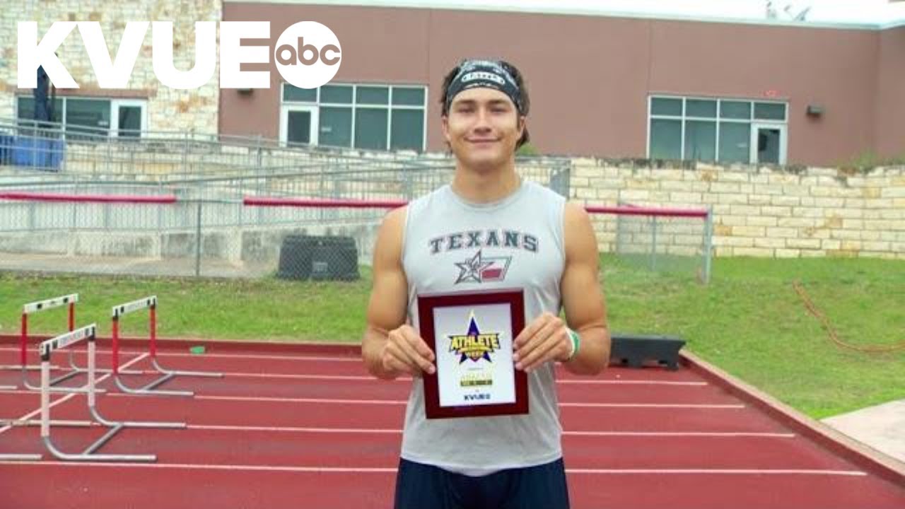 Nolan Waida, Wimberley track and field | Athlete of the Week - YouTube