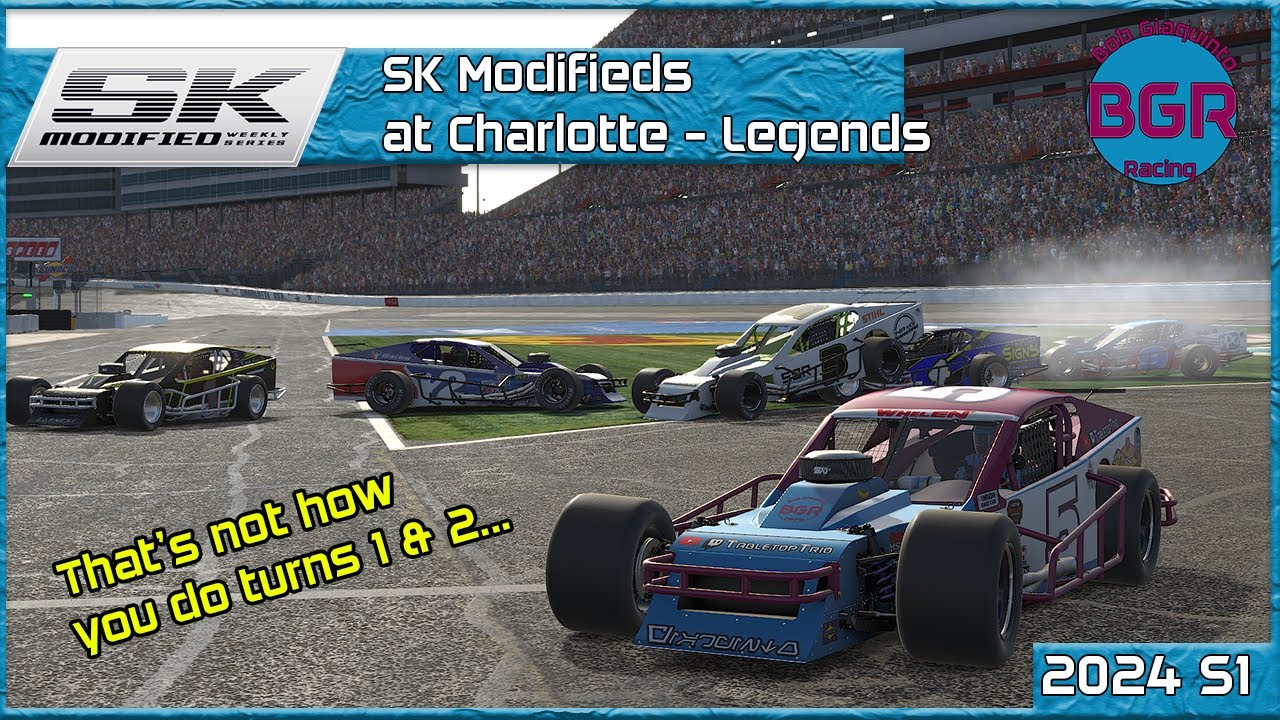 SK Modifieds at Charlotte Motor Speedway Legends Oval - iRacing ...