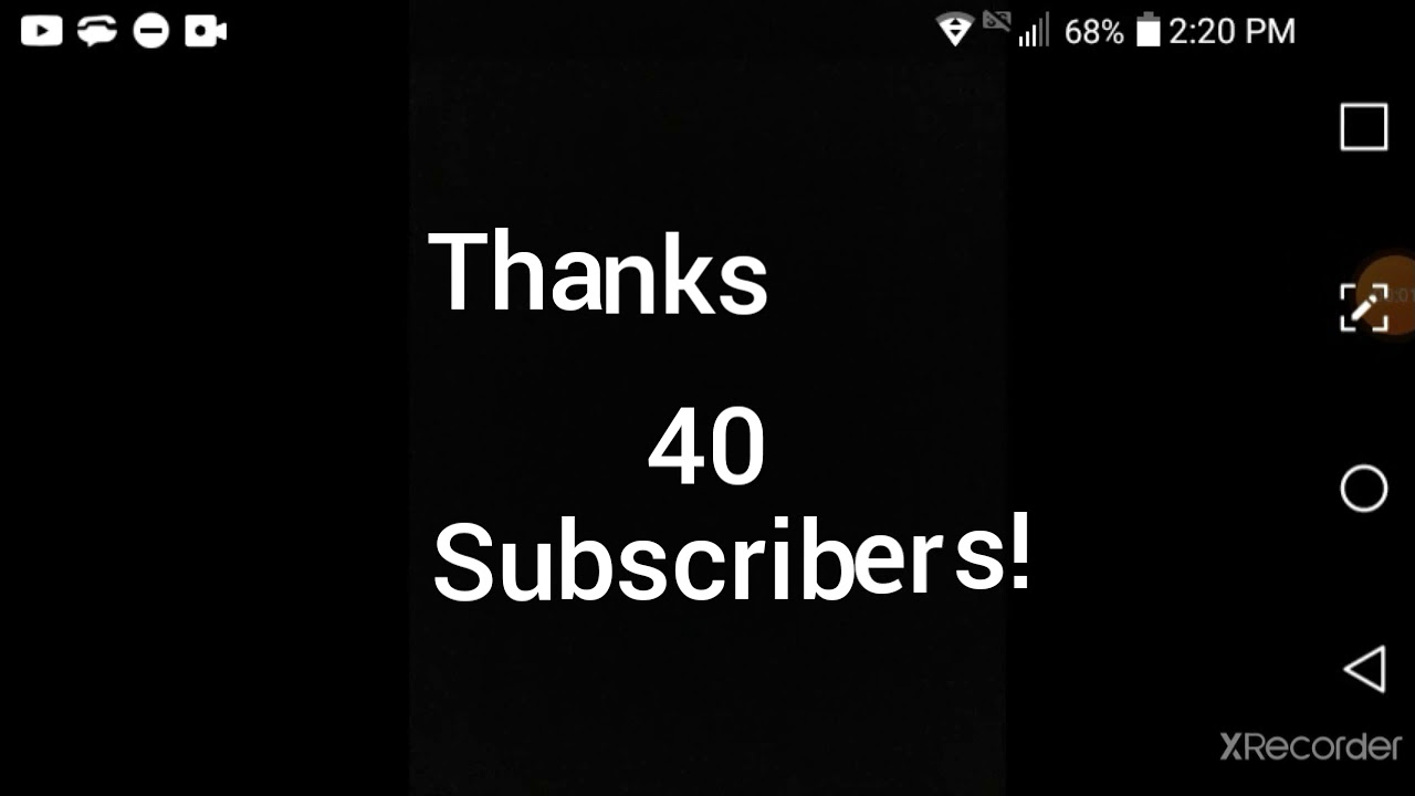 Thanks For 40+ Subscribers! - YouTube