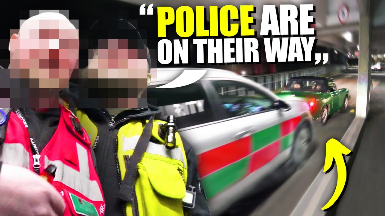 Security Almost CRASH into Car and Call Police ON ME! - YouTube