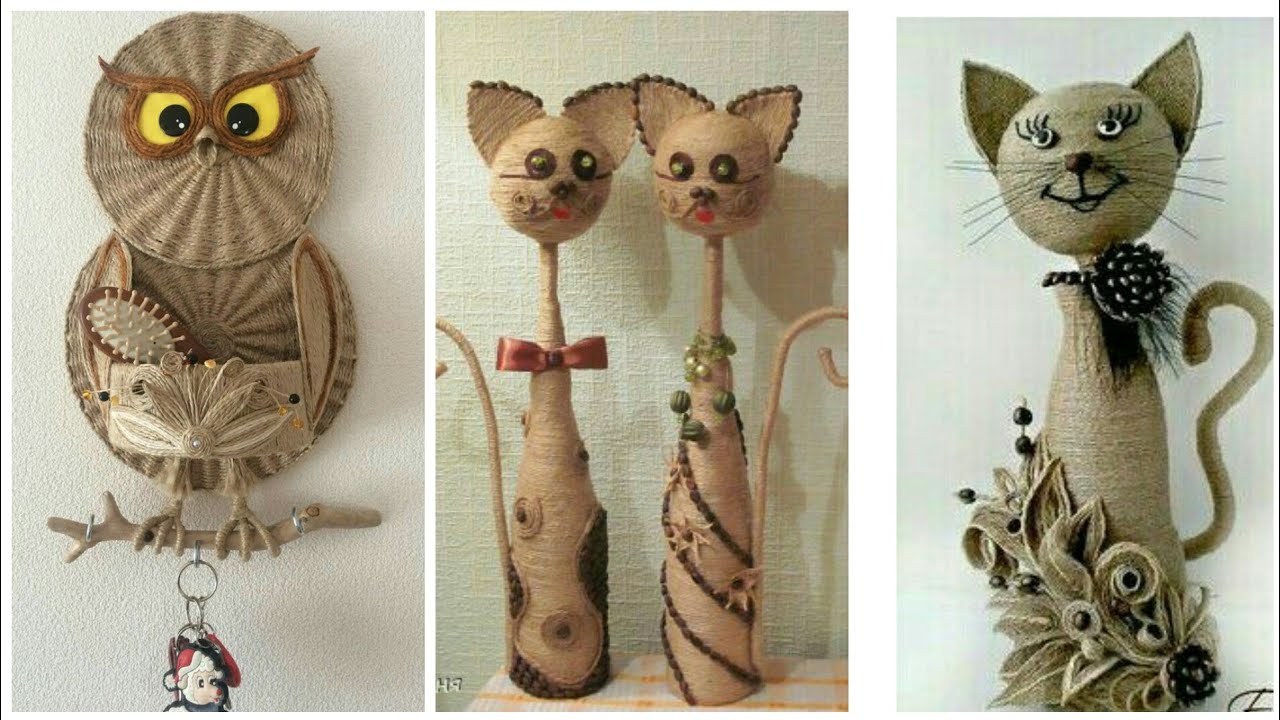 Jute crafts Animals Decoration Ideas /Beautiful Decoration for Home ...