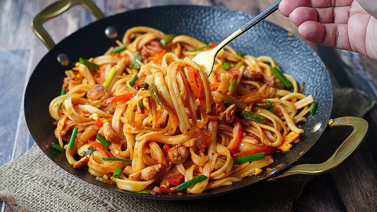 Pad Thai Noodles Recipe | Chicken Thai Noodles Recipe | Toasted - YouTube