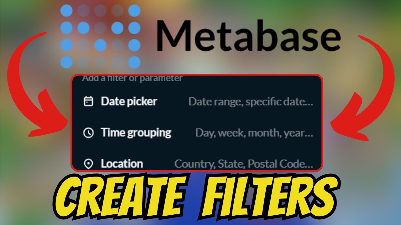 How To CREATE DASHBOARD FILTERS In Metabase (QUICK & EASY) 2026 - YouTube