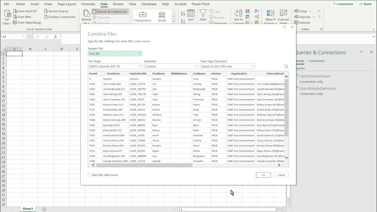 Part 2 | Import Data into Excel | Leveraging User Attributes in ...