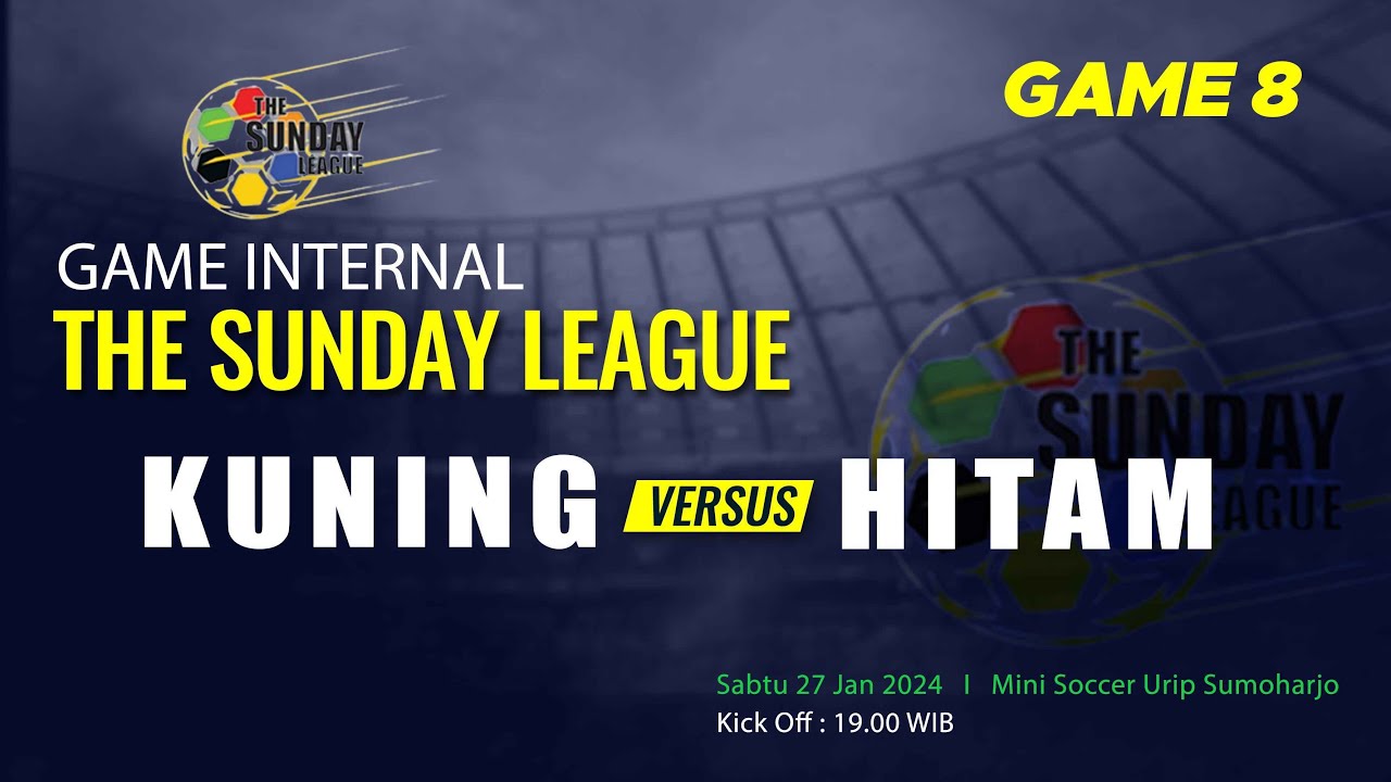 🔴((SERUUU ))GAME 8//TIM KUNING VS TIM HITAM//GAME INTERNAL THE SUNDAY ...