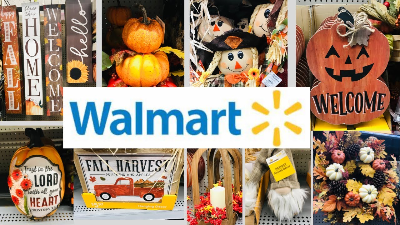 NEW WALMART FALL DECORATIONS SHOP WITH ME🍂 ️🍂WREATHS GNOMES PUMPKINS ...
