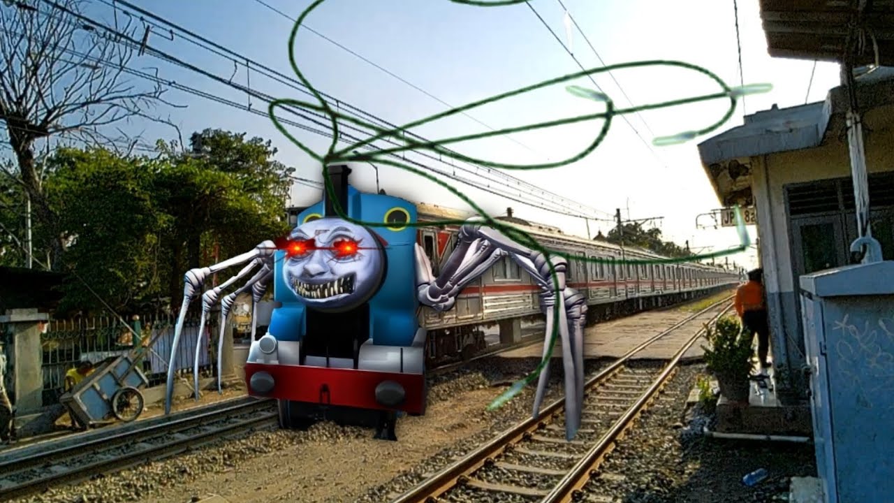 Train Thomas Exe - Kereta Api Thomas Evil Exe - YouTube