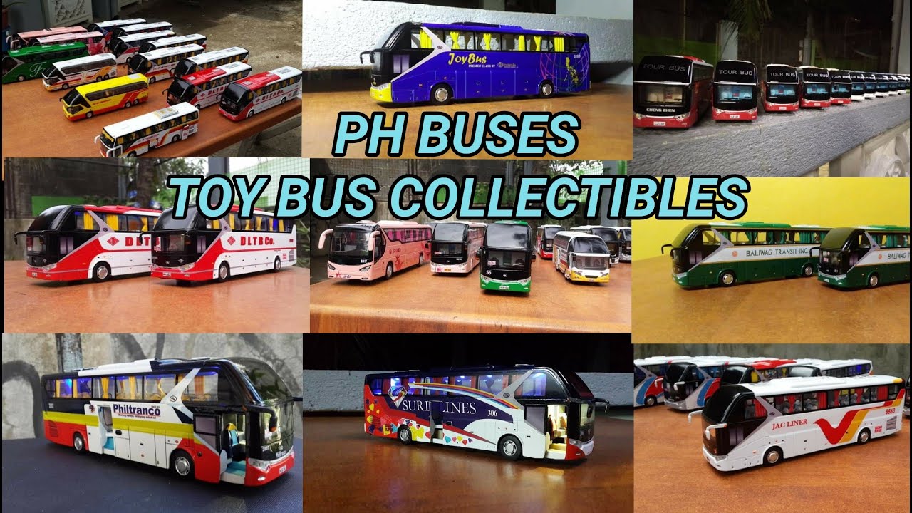 PH BUSES || TOY BUS COLLECTIBLES - YouTube