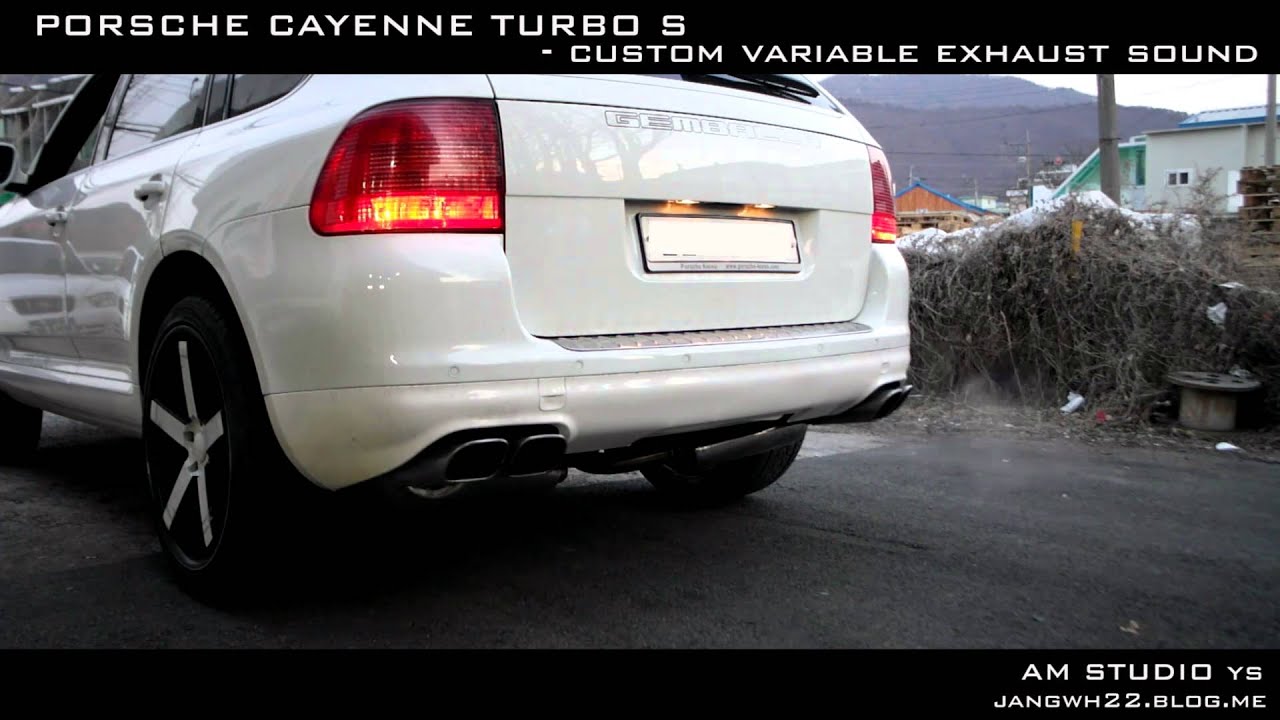 Porsche Cayenne Turbo S Custom Variable Exhaust Sound Youtube