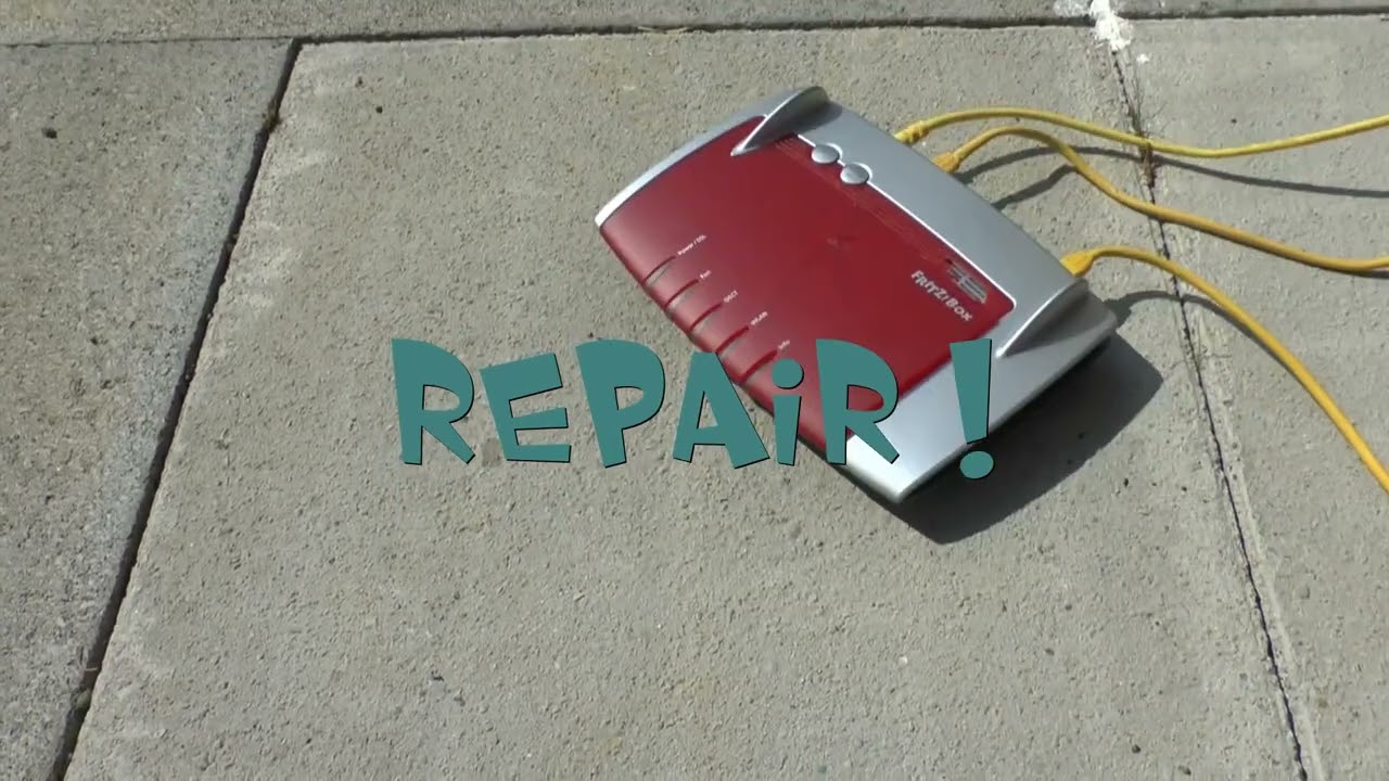 REPAIR ROUTER - YouTube