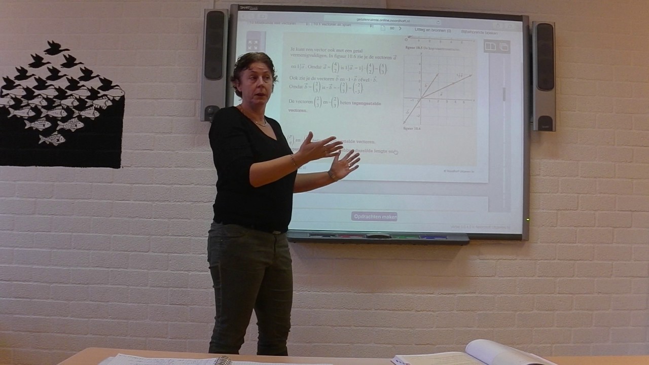 V5 wisb H10 vectoren optellen en aftrekken 8-11-12 L. in 't Veld - YouTube