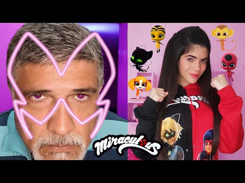24 HORAS en un mundo de MIRACULOUS: Ladybug🐞❤️ | Mi PAPÁ fue AKUMATIZADO!!!😱 | Ana Vallee
