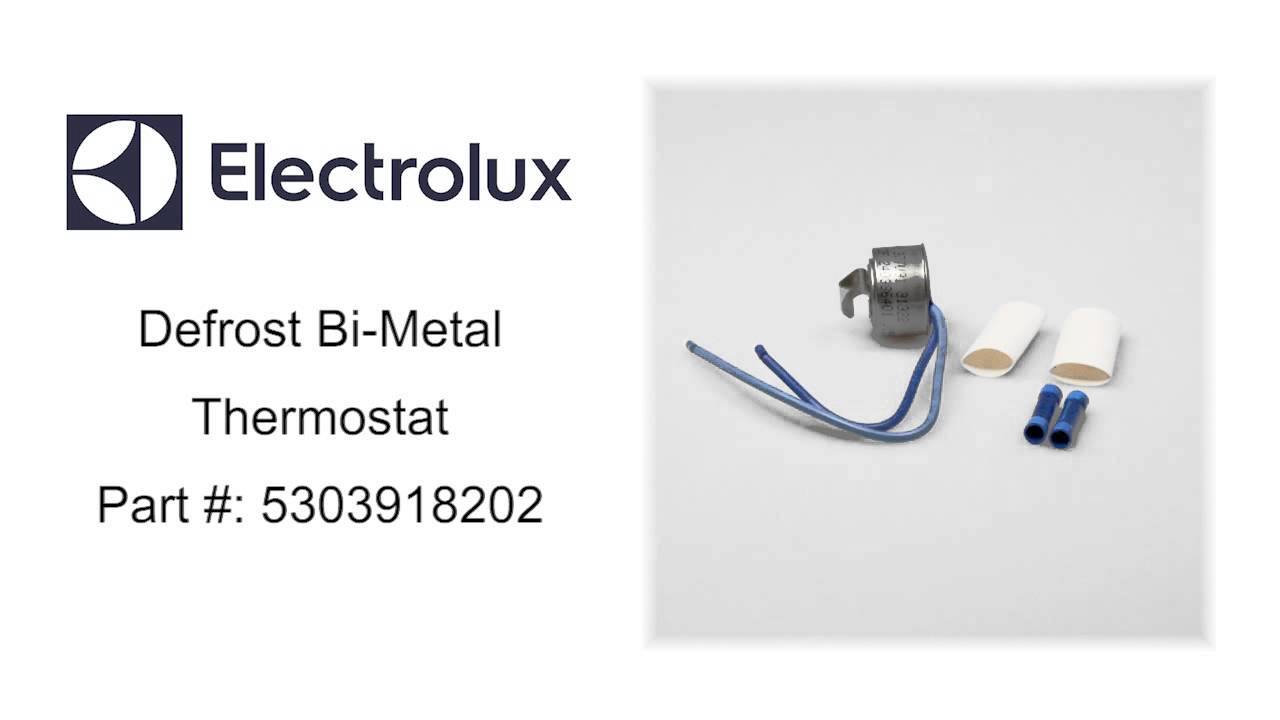 Electrolux Defrost Bi-metal Thermostat Part #: 5303918202 - YouTube