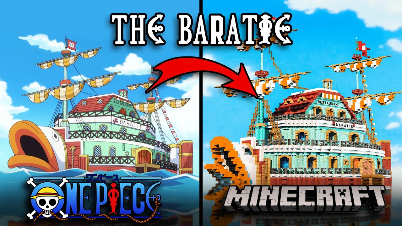 I recreated The Baratie from One Piece in Minecraft - YouTube