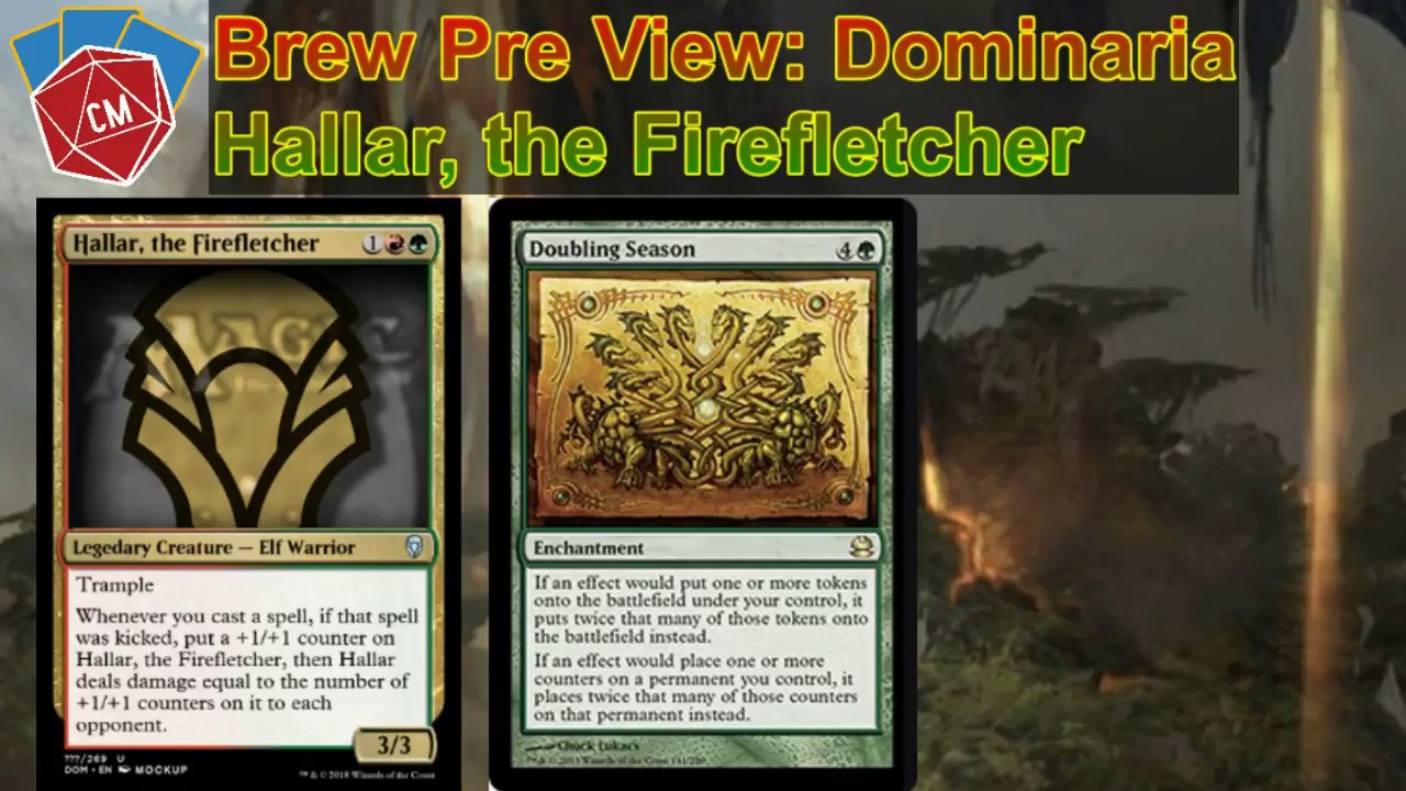 Hallar, the Firefletcher: Dominaria Brew Preview - YouTube