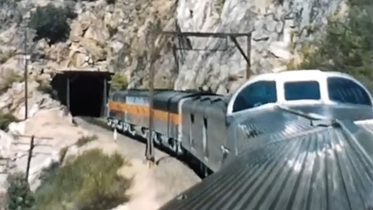 California Zephyr Passenger Train In 1957 - Fantastic Footage Shot From ...