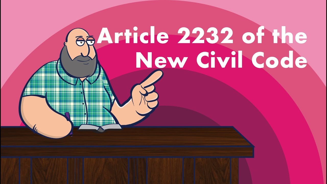 [TORTS AND DAMAGES] Article 2232 of the New Civil Code - YouTube