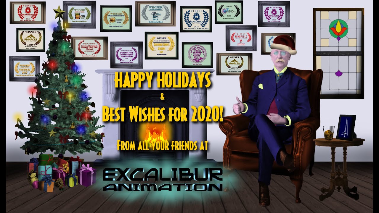 Excalibur Animation's 2019 Holiday Message featuring the CEO. - YouTube