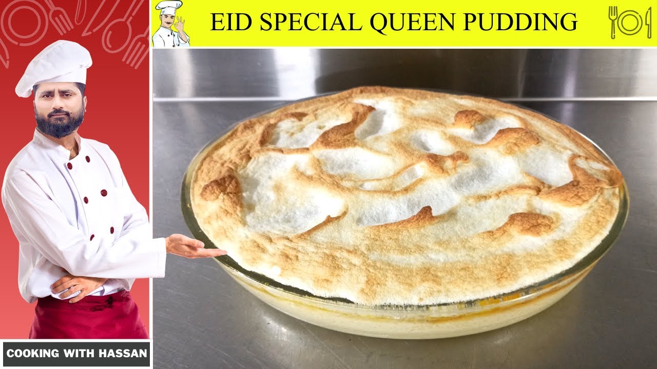New Queen Pudding Recipe By Cooking With Hassan || Queen Pudding Recipe ...