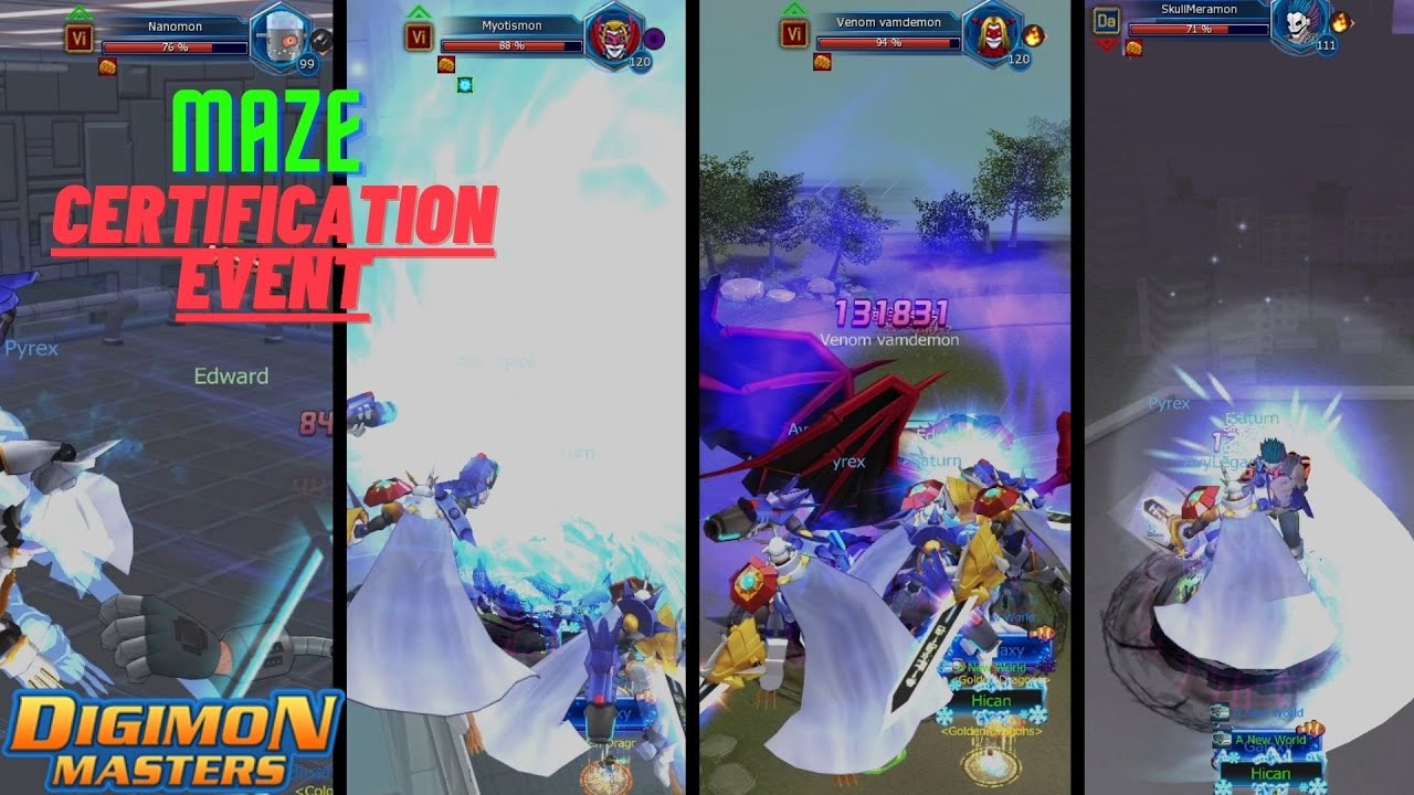 DIGIMON MASTERS ONLINE DMO - Maze Certification Event NADMO - YouTube