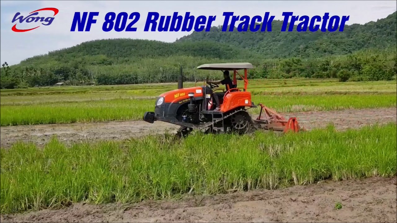 NF802 Rubber Track Tractor - YouTube